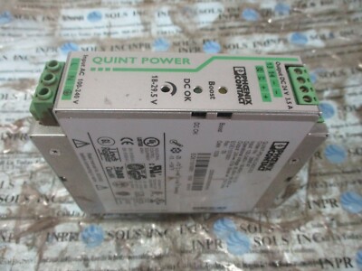 PHOENIX CONTACT QUINT-PS/1AC/24DC/3.5 DC Power Supply 24VDC 3.5A ...