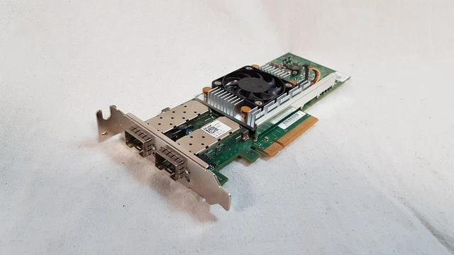 DELL BROADCOM 57810S Dual Port 10GbE SFP+ Low Profile CNA Network Card ...