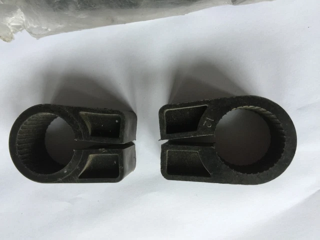 STEEL WIRED ARMOURED SWA Cable Cleats Heavy Duty Clips Black C12 (21) £ ...
