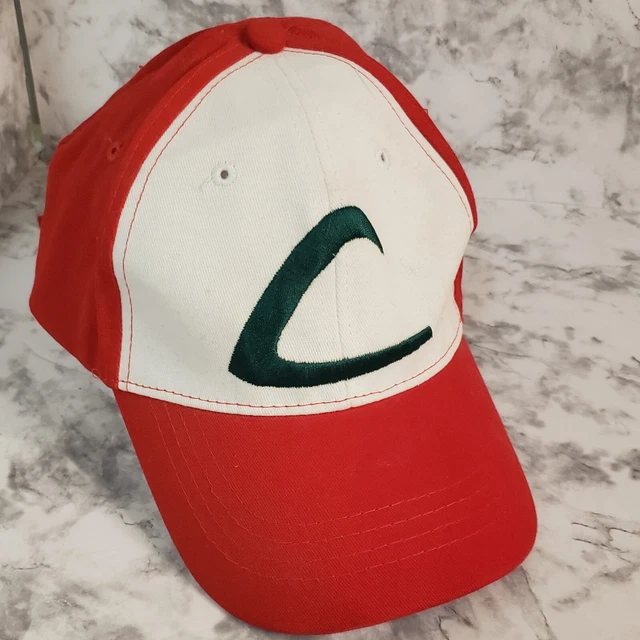 VINTAGE POKEMON KETCHUM Trainer Catcher Ash Baseball Cap Hat Adjustable ...