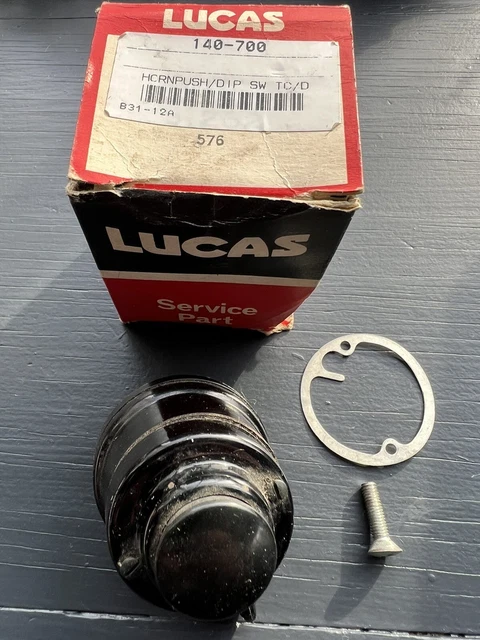 VINTAGE LUCAS NOS NEW Horn Dip Switch SPB140 Nuffield MG TC TF $169.00 ...