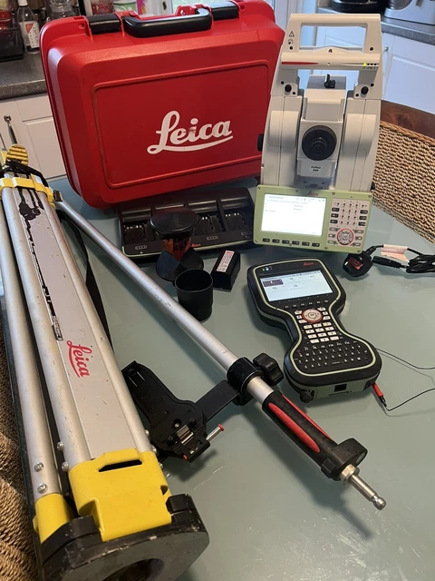 LEICA TS16 5& R500 Robotic Total Station 2021 2Years + CS20 LTE ...
