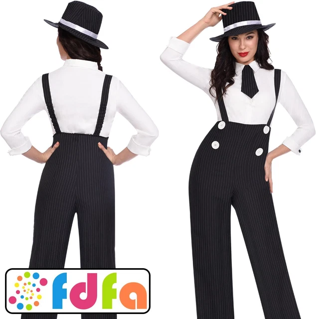 AMSCAN 1920 20'S Lady Gangster Mafia Adults Ladies Fancy Dress Costume ...