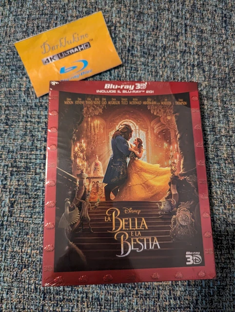 LA BELLA E LA BESTIA - live action (2017) BLU RAY + BLU RAY 3D- 2 ...