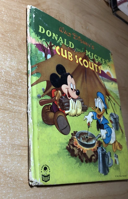 WALT DISNEY'S DONALD and Mickey, Cub Scouts a Cozy-Corner Book, 1950 HB ...