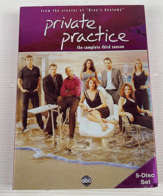 PRIVATE PRACTICE - Season 3 Complete DVD Box Set (Region 1) $3.50 - PicClick AU