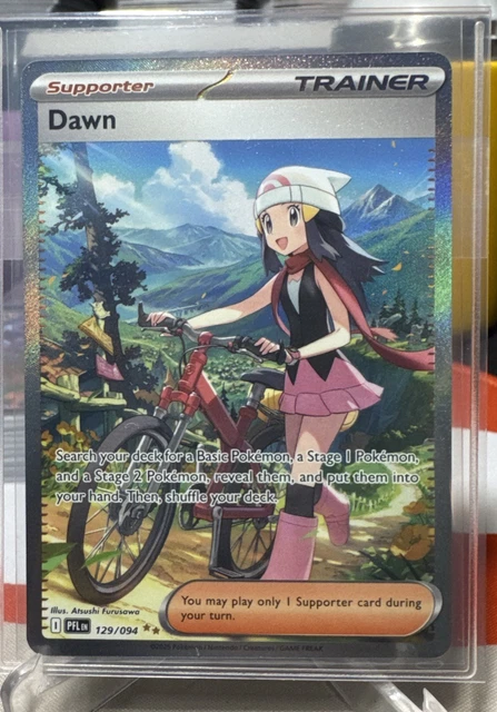 DAWN SIR 2025 Pokemon Phantasmal Flames English Card Full Art 129/094 ...