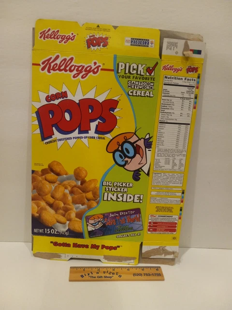VINTAGE KELLOGG’S CORN Pops Cartoon Network Dexters Laboratory Promo ...
