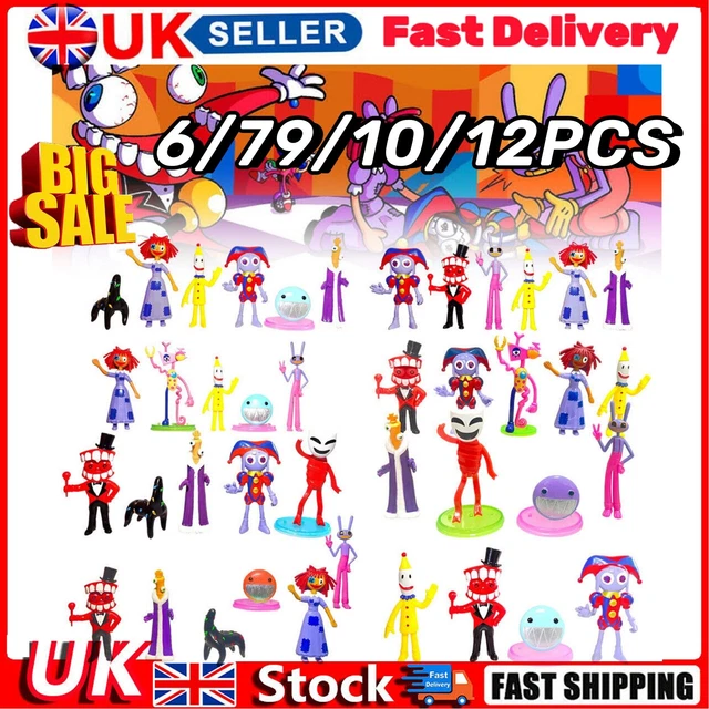 The Amazing Digital Circus Jax Pomni Mini Action Figures Pvc Doll Toys