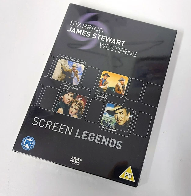 SCREEN LEGENDS: STARRING James Stewart: Westerns, DVD 4 Movie Set, NEW ...