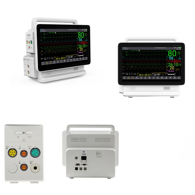 MONITEUR PATIENT TS13 ETCO2 IBP signes vitaux capnographe CO2 6 ...