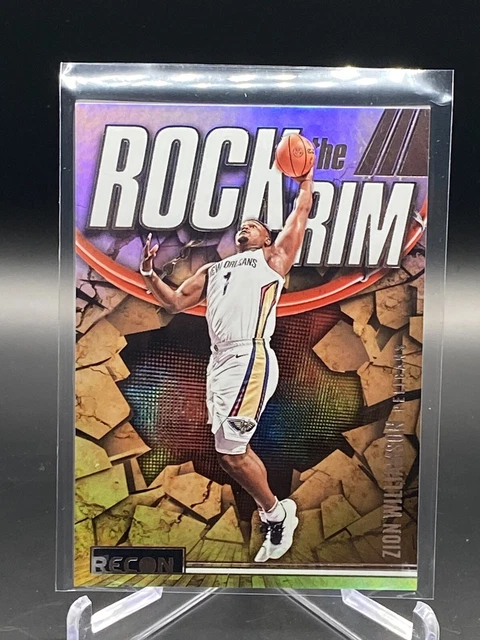 2023-24 PANINI RECON Basketball Zion Williamson ROCK THE RIM Pelicans ...
