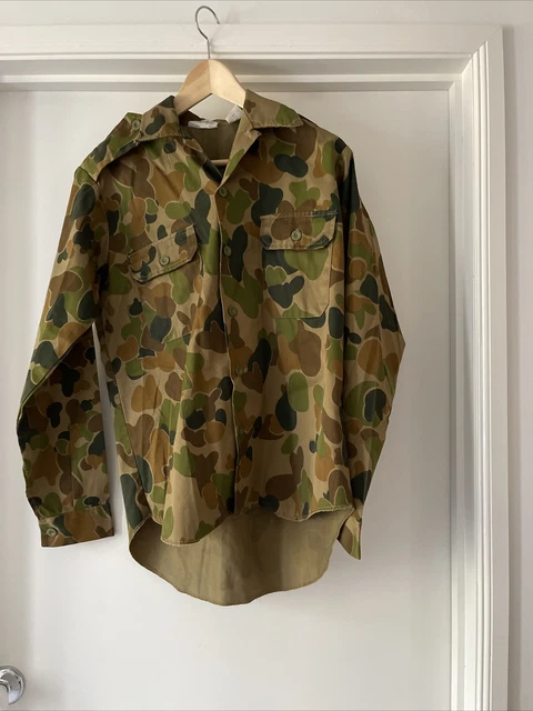 VINTAGE MEN'S AUSTRALIAN Army Camouflage Camo Military Combat Field ...