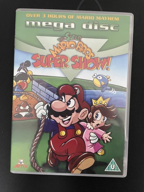 THE SUPER MARIO Bros Super Show DVD Mega Disc Over 3 Hours of Mario ...