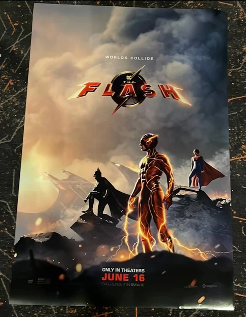 THE FLASH 2023 FINAL 27x40 Double-Sided Movie Poster Miller Keaton Mint ...