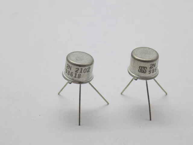 1 X AMPLIFICATEUR SGS 2N2102 SI NPN transistor 1A 1W TO-5 EUR 1,85 - PicClick FR