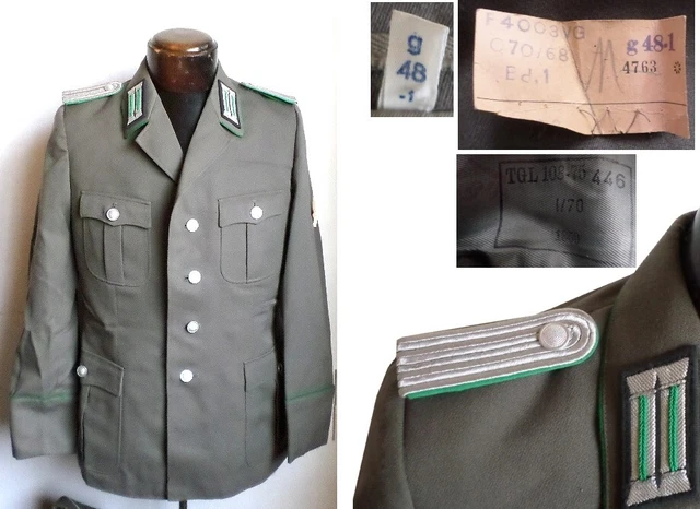DDR NVA BORDER Troops 1970 Uniform Jacket g48-1 East German Border Troops £42.50 - PicClick UK
