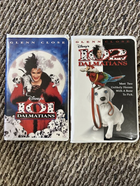 101 & 102 Dalmatians VHS Tapes Bundle Disney Clamshells Glenn Close Live Action £4.58 - PicClick UK