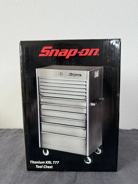 SNAP-ON TOOL CHEST Coin Piggy Bank Titanium KRL 777 New In Box *Rare* £ ...