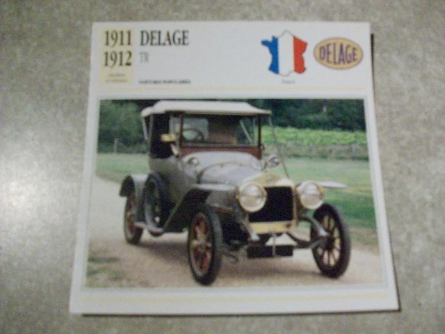 CARTE FICHE DELAGE Dh V12 La Torpille EUR 2,10 - PicClick FR