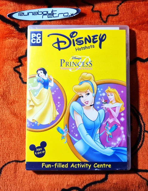 DISNEY HOTSHOTS PRINCESS Fashion Boutique PC CD Game 2000 Retro Gaming ...