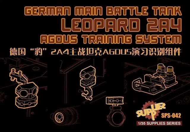 (MNGSPS-042) - MENG Model 1:35 German Leopard 2A4 AGDUS Resin Set EUR ...