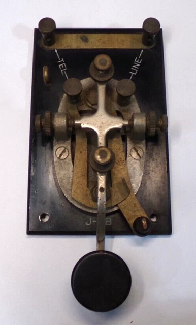 TELEGRAPH KEY MODEL J-38 Straight Vintage WWII US Army Signal Corps ...