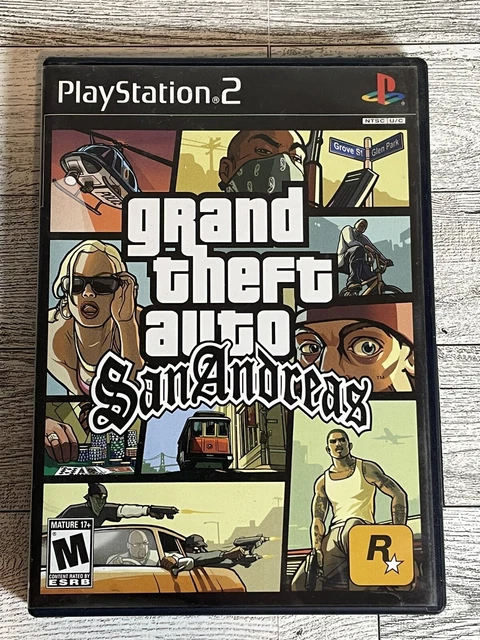GRAND THEFT AUTO: San Andreas PS2 (Sony PlayStation 2, 2004) con ...