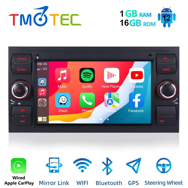 FIT FORD TRANSIT Mk7 Head Unit Car Radio Stereo Android 12.0 GPS ...