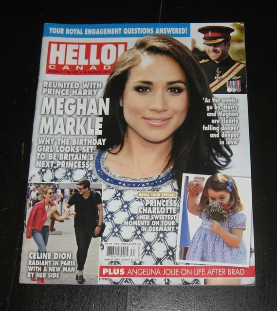 HELLO CANADA MAGAZINE Meghan Markle KATE MIDDLETON Maharaja Jaipur LORI ...