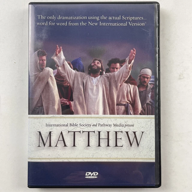 THE VISUAL BIBLE: Matthew 1993 DVD - Religious Movie Jesus Christianity ...
