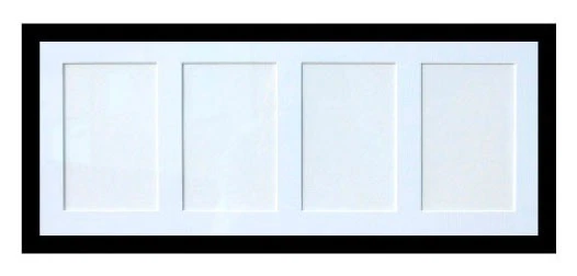 BLACK QUADRUPLE A4 Certificate / Photo / Print Frame - Collection Only ...