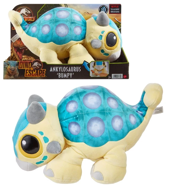 MATTEL JURASSIC WORLD Plush Toy Ankylosaurus (Bumpy) [Dinosaur Toy ...