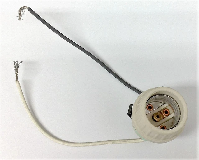 WESTINGHOUSE 22212 MEDIUM Base Ceramic Lamp Holder Socket with Snap In ...