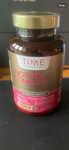 TIME HEALTH INOSITOL Complex 2000mg myo-inositol 180 capsules £16.32 ...