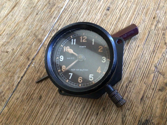 VINTAGE AM RAF Military Aircraft Cockpit Clock plus 2 Dials £42.32 ...