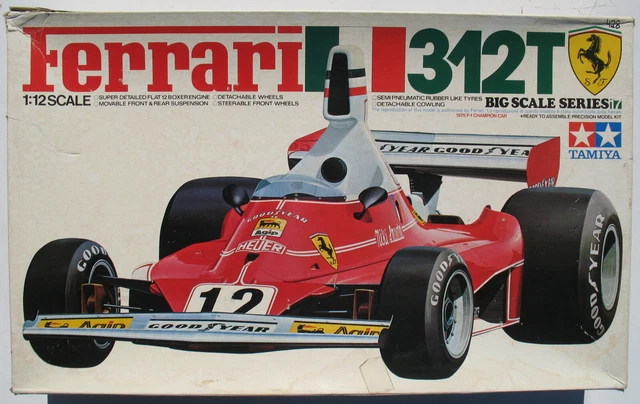 TAMIYA BS 1219 FERRARI 312 T 1:12 F1 1975 Formule 1 kit voiture ...