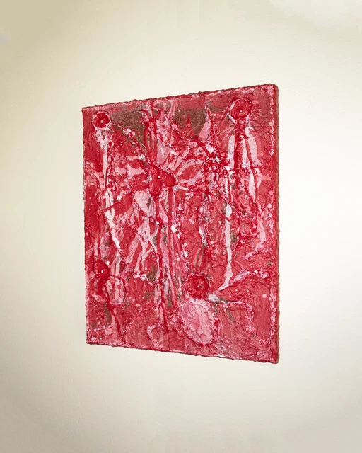 ORIGINAL SUIT SACRIFICE Acrylic Painting Jackson Pollock Inspired Fine ...