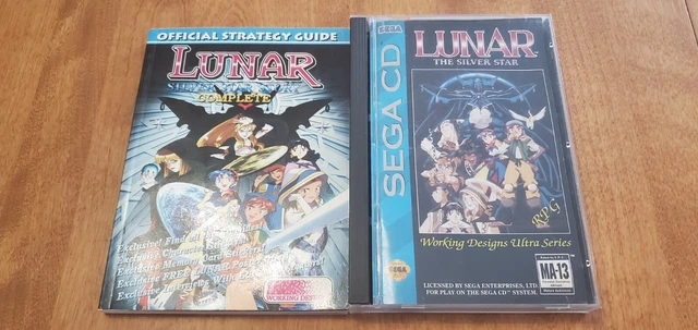 LUNAR THE SILVER Star Story Complete Sega CD 1993 NTSC US/CAN ...