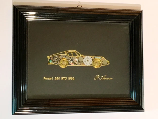 P. AMMON COLLAGE Uhrenteile - FERRARI 250 GTO 1962 EUR 1,00 - PicClick DE