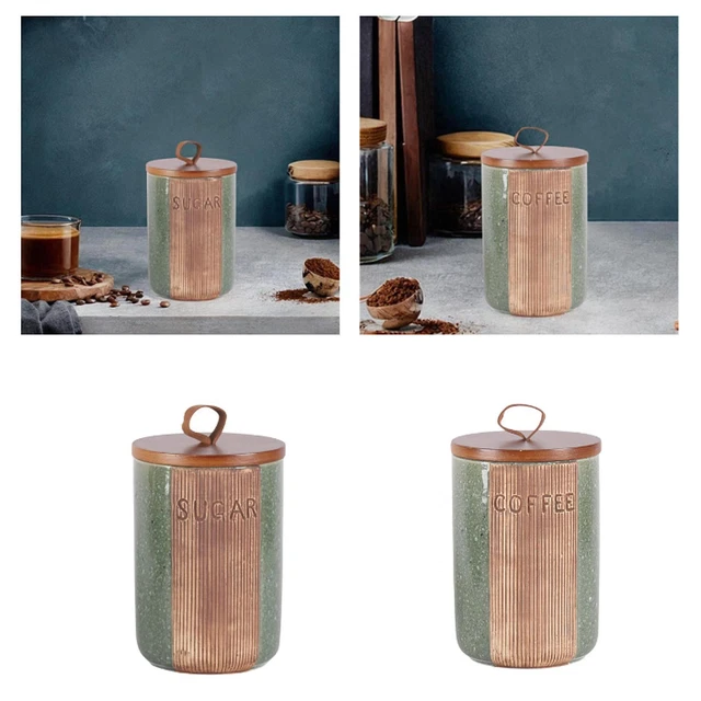 CUISINE CARTOUCHE FERME en céramique jar sceau de cuisine décor de ...