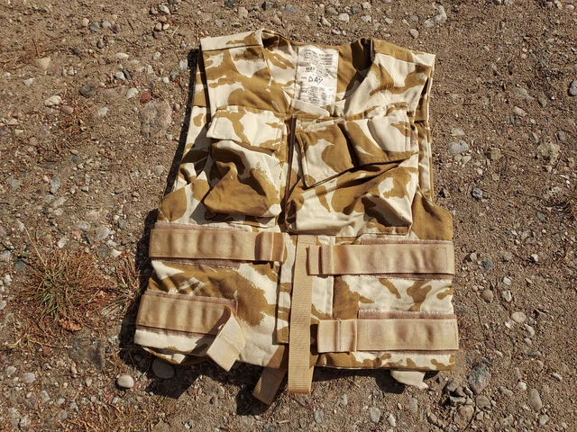 COVER COMBAT BODY Armour 170/100 British Army L/W MK1 Desert CBA ...