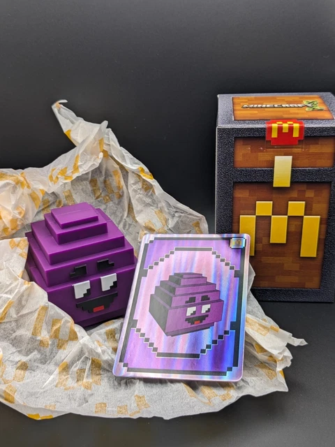 MCDONALD'S MINECRAFT MOVIE 2025 Happy Meal Spielzeug Grimace-Ei Figur + Code EUR 8,00 - PicClick DE