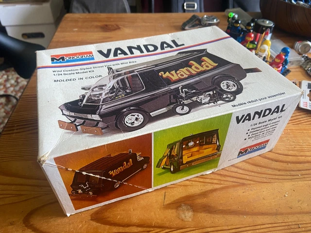 1972 VINTAGE MONOGRAM Vandal kit no.6657 not complete £42.32 - PicClick UK