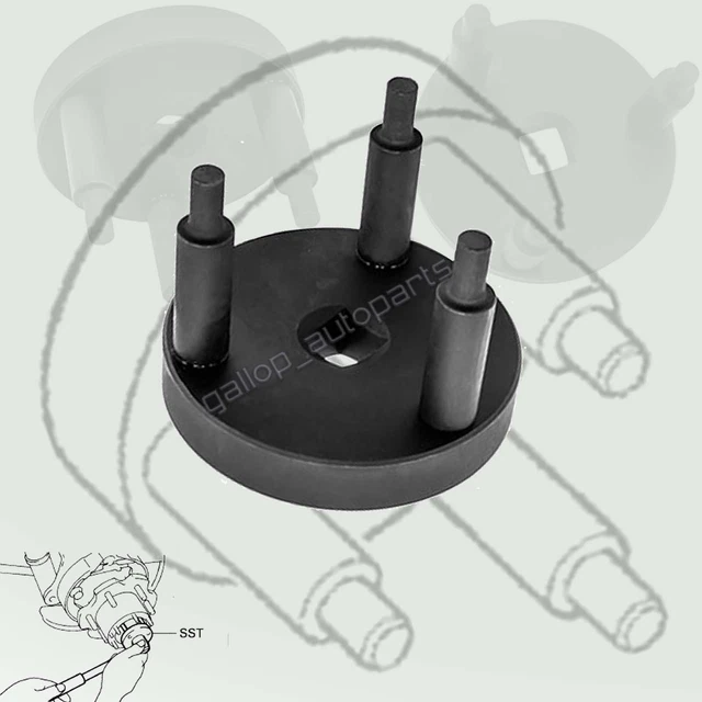 1/2& DRIVE REAR Hub Socket for Toyota Landcruiser Remove Axle Bearing ...