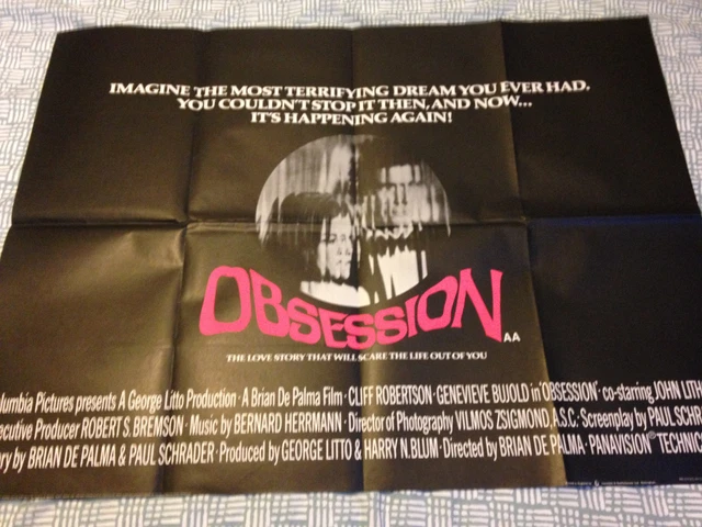 OBSESSION 1976 ORIGINAL Vintage Film Poster £78.72 - PicClick UK
