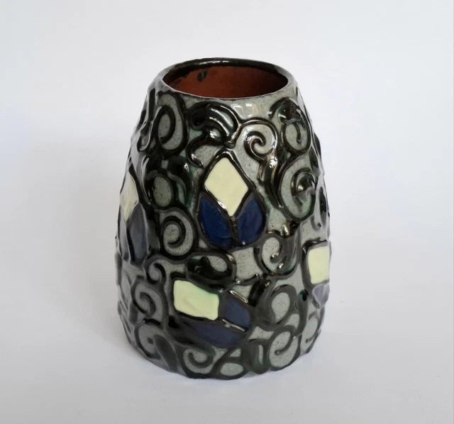 JUGENDSTIL VASE 720 KTK ehem. Laeuger´s Kunsttöpferei Tonwerke Kandern ...
