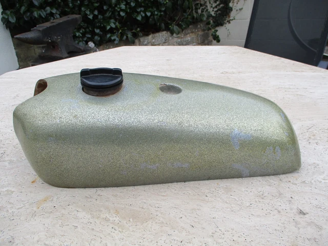 BSA A65 FLAT tracker petrol tank. Desert sled B25 B44 A65 A50 project £ ...