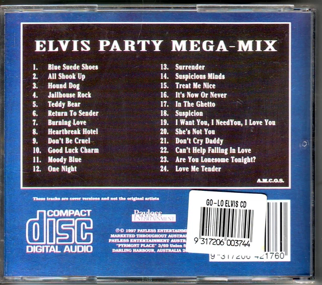 CD ALBUM/ELVIS PRESLEY/PARTY Mega-Mix/Good Rockin'tonight/1997/0.99 ...