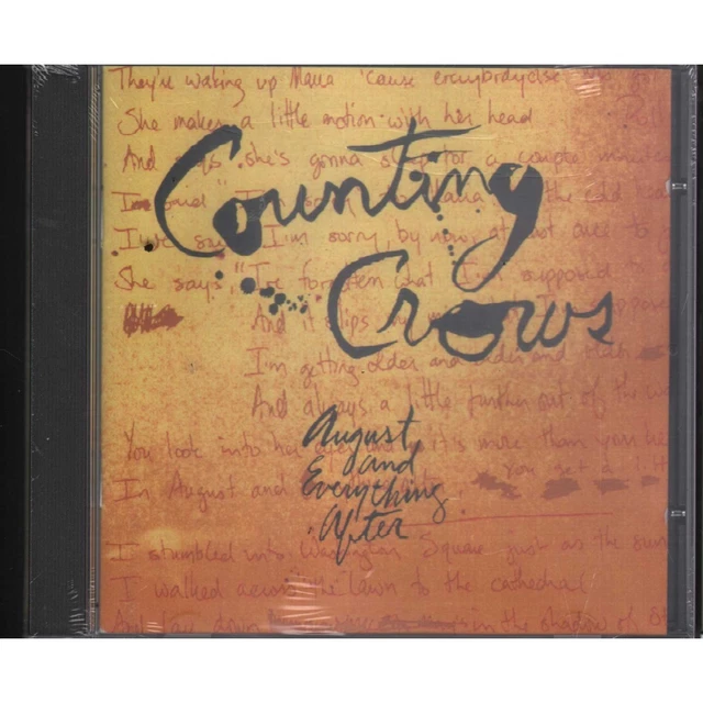 CD COUNTING CROWS August and Everything After Geffen Records - GED24528 ...